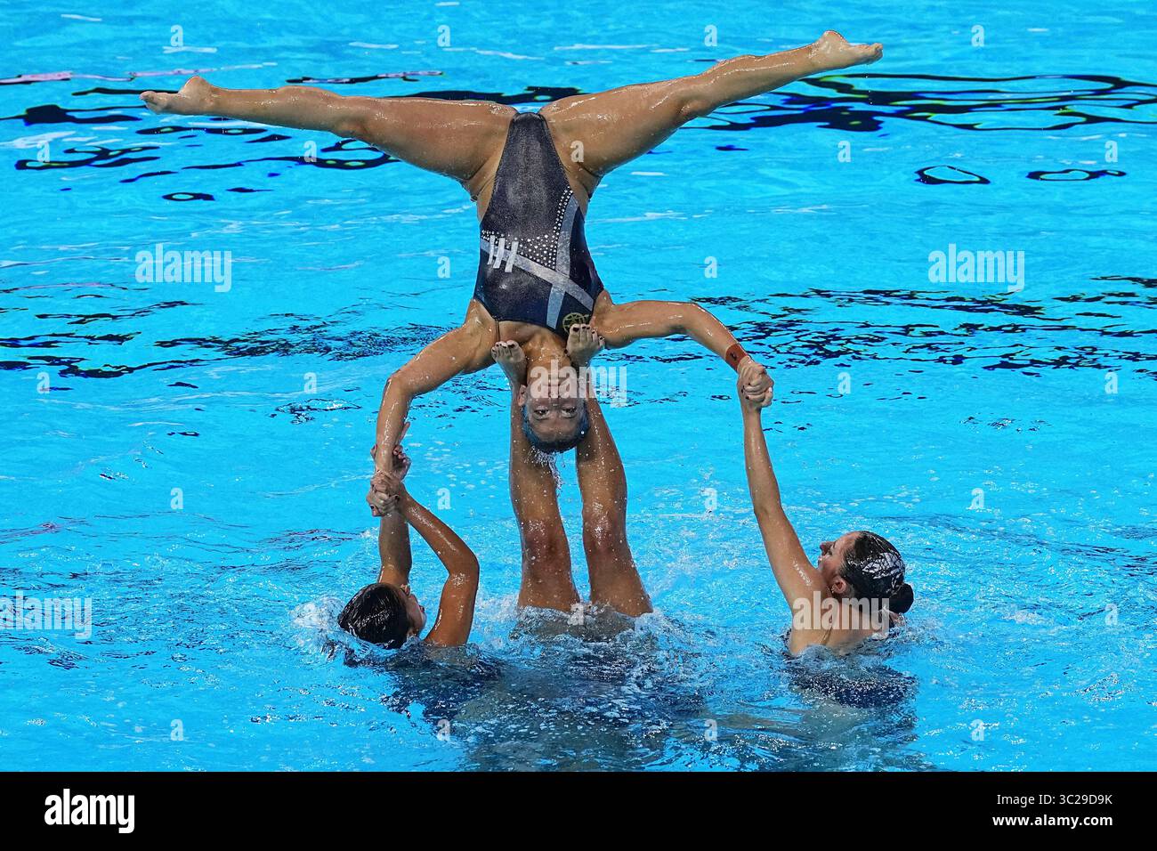 Team Costa Rica compete in the team acrobatic preliminary of artistic ...