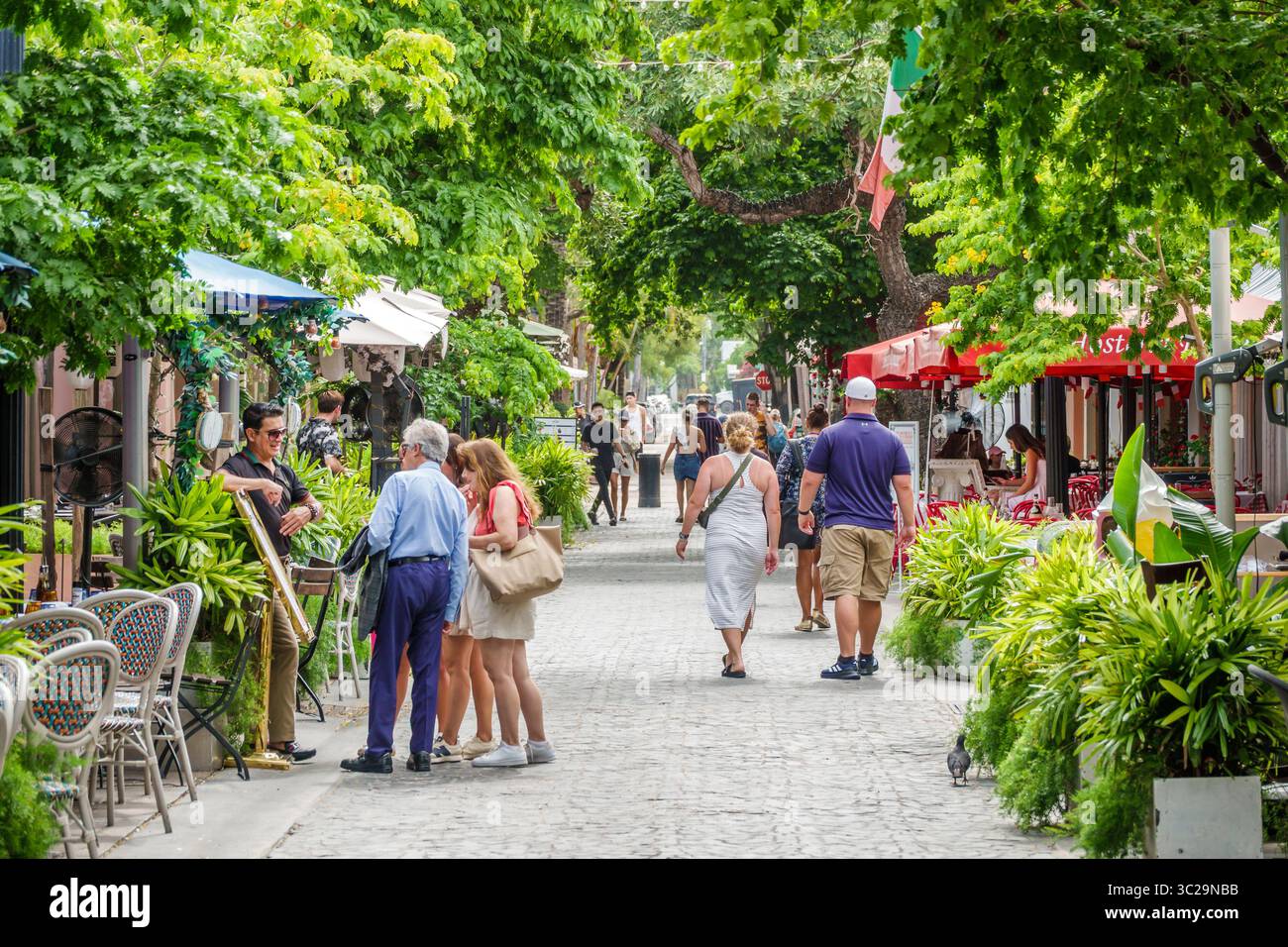 Miami Beach Florida,Espanola Way,restaurant restaurants dine dining ...