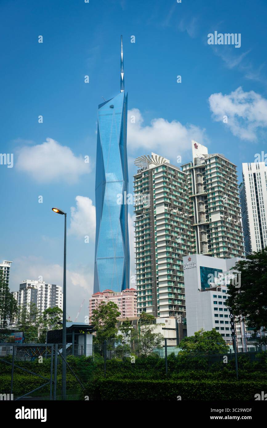 Kuala Lumpur, Malaysia - July 5th, 2025: View of Merdeka 118 Tower also ...