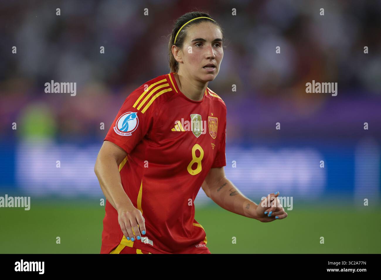 Zurich, Switzerland, 23rd July 2025. Mariona Caldentey of Spain looks ...