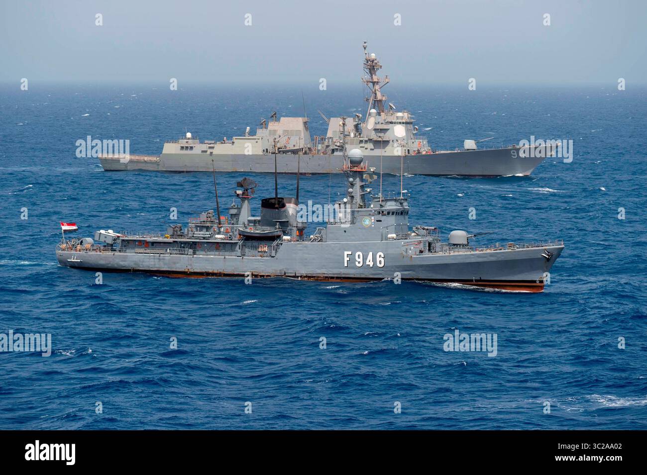 May 3, 2019 - Red Sea, Egypt - The U.S. Navy Arleigh Burke-class guided ...