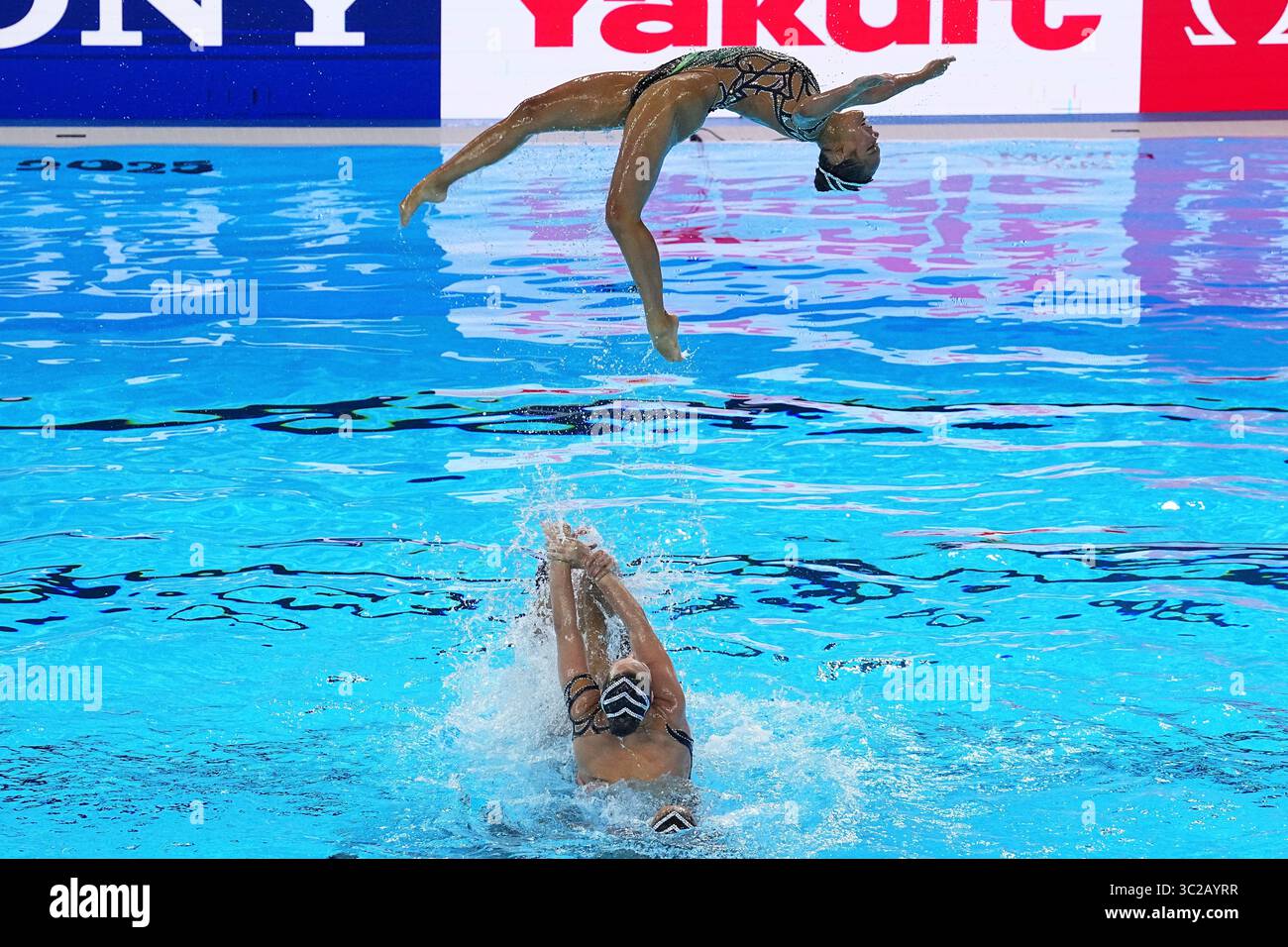Team United States compete in the team acrobatic preliminary of ...
