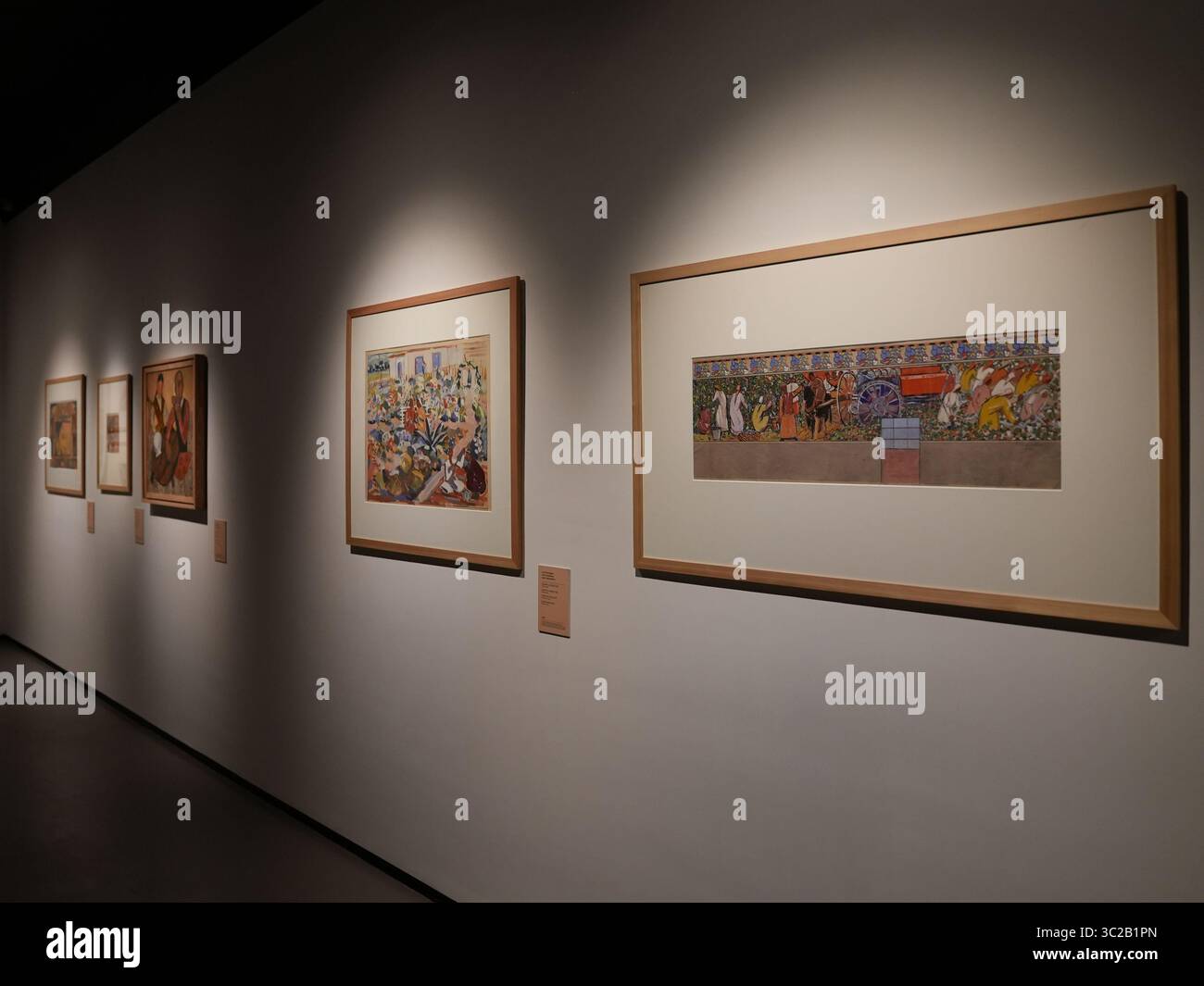 Interior view of the Savitsky State Museum of Art in Nukus ...