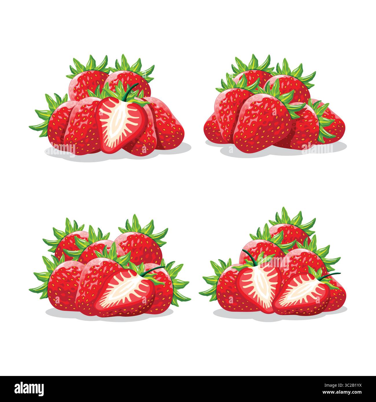 Pack sweet yogurt Stock Vector Images - Alamy