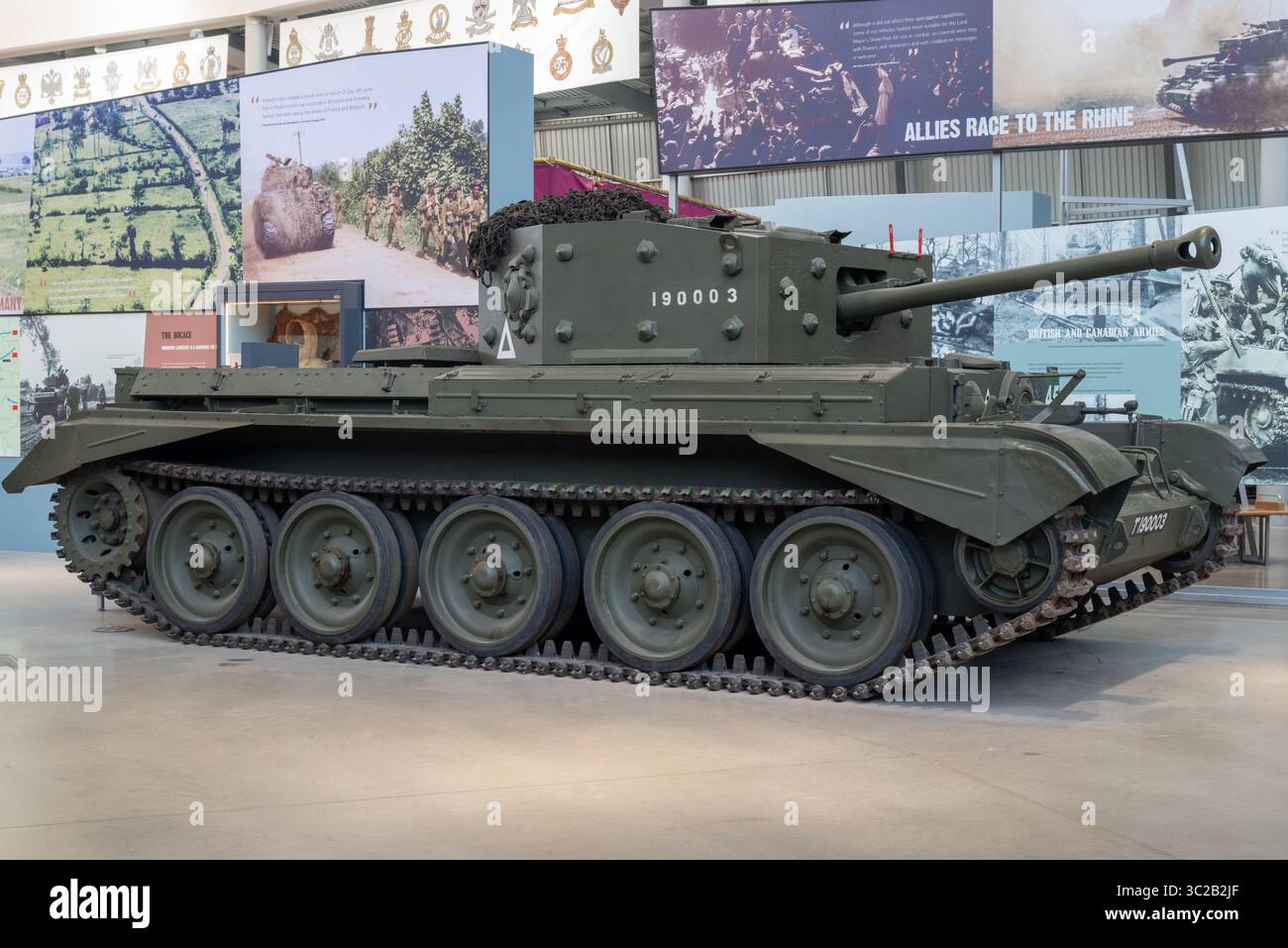British WW2 Cromwell tank on display at Bovington tank museum. July ...