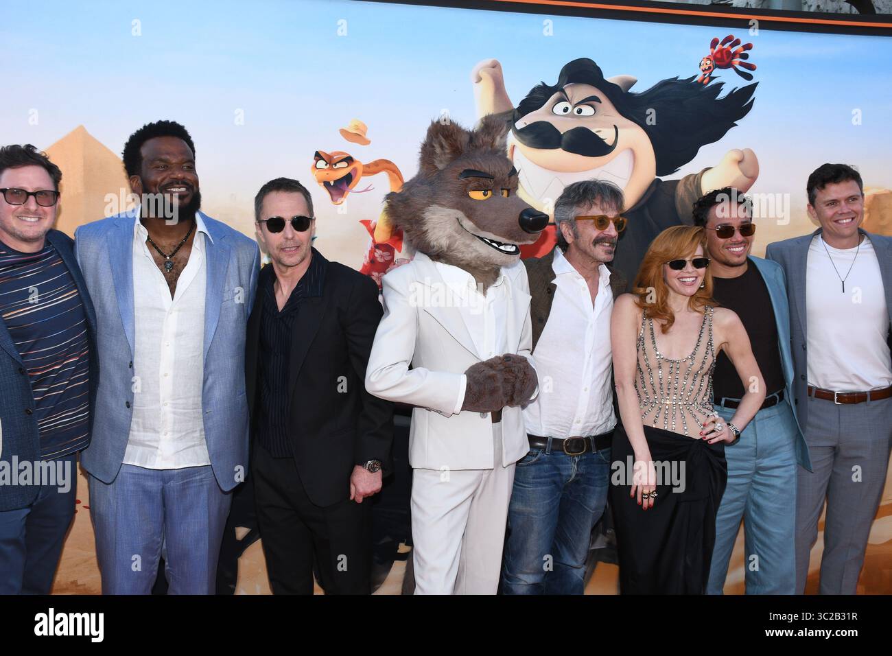 Hollywood, California, USA 23rd July 2025 (L-R) Director Pierre Perifel ...