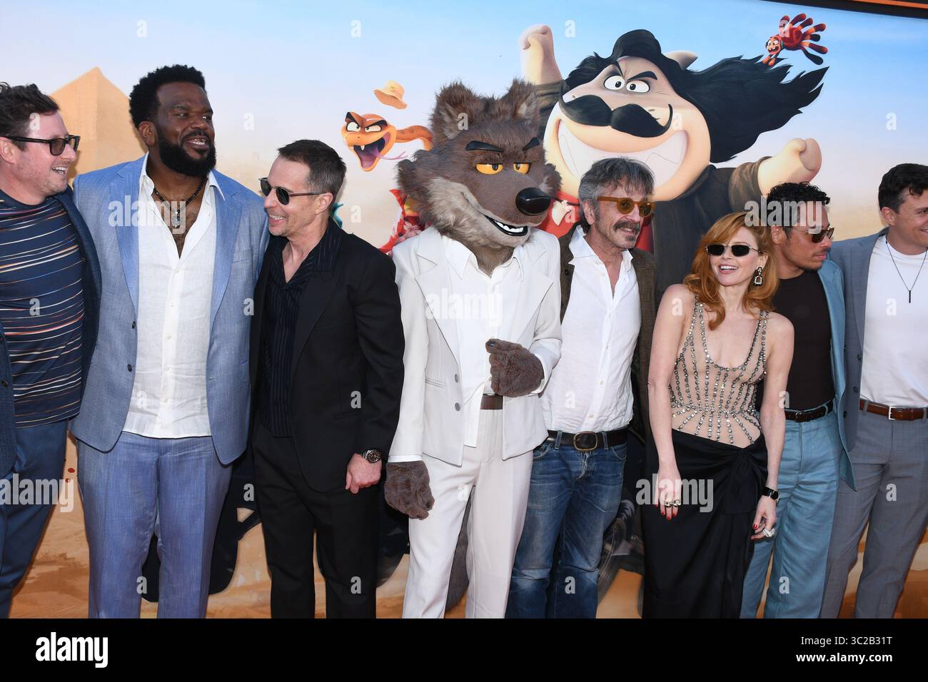 Hollywood, California, USA 23rd July 2025 (L-R) Director Pierre Perifel ...