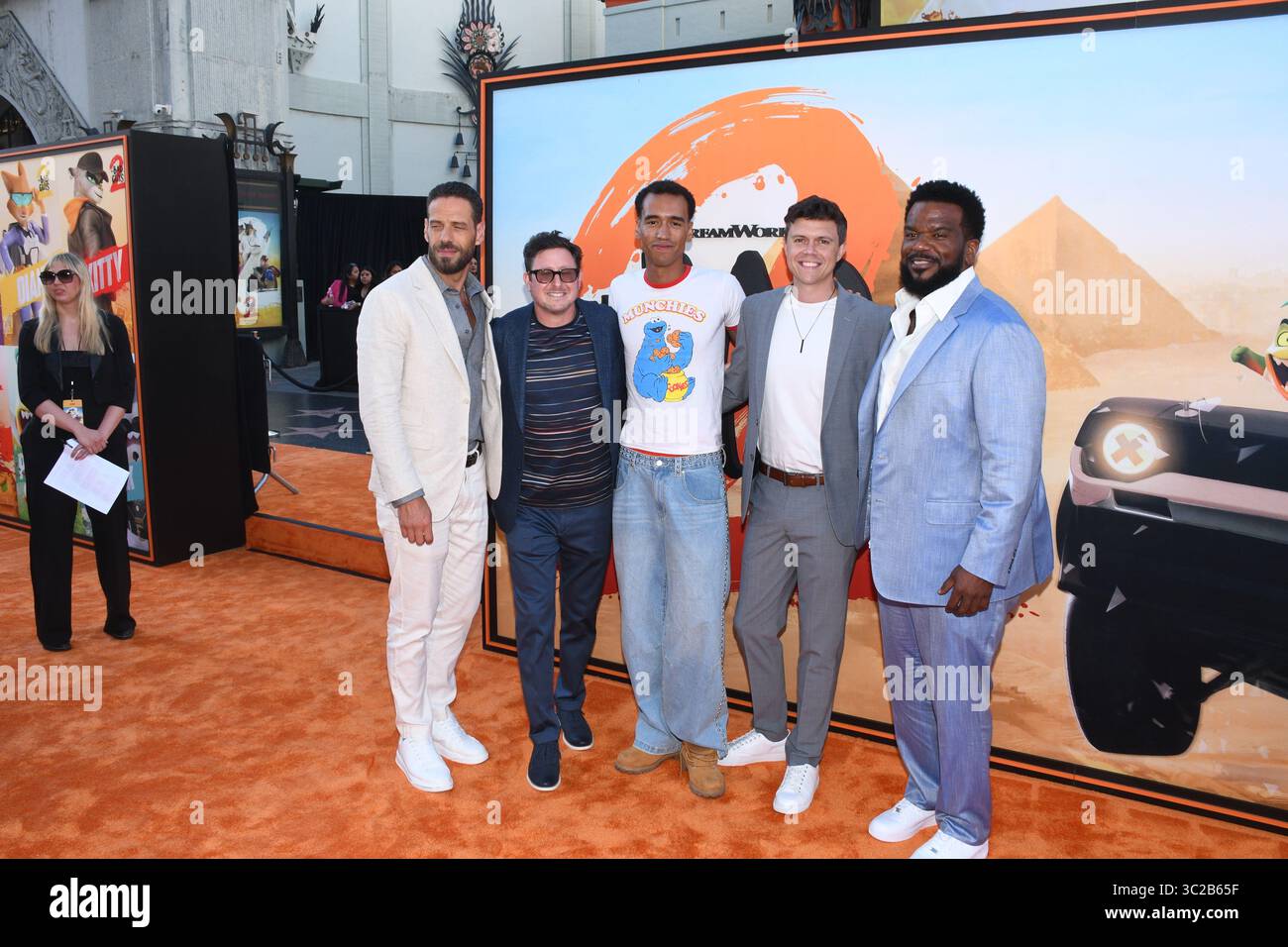 Hollywood, California, USA 23rd July 2025 (L-R) Director Pierre ...