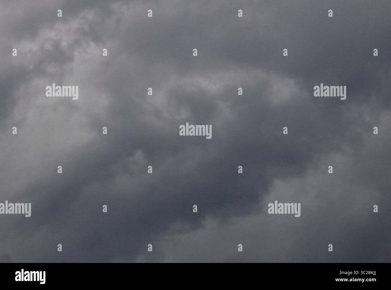 Rotating clouds from thunder storms crossing nearby Garden City KS ...