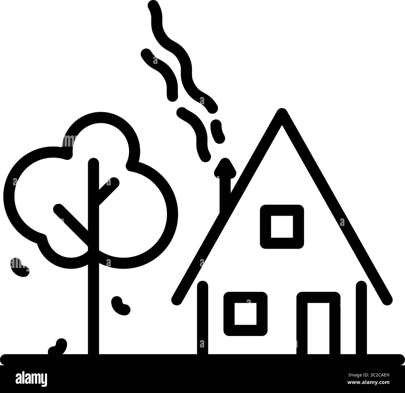 Autumn foliage fall leaves Black and White Stock Photos & Images - Alamy