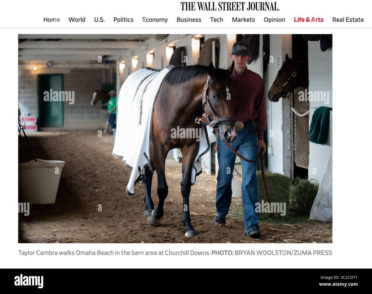 Rider walks Cut Out Stock Images & Pictures - Alamy