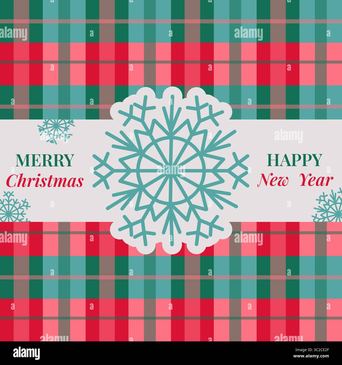 Snowflake card Stock Vector Images - Alamy