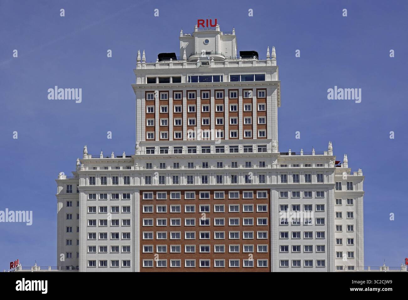 Spain, Madrid, Plaza de Espana, Edificio Espana, Spain Building, now Hotel Riu Plaza Espana ...