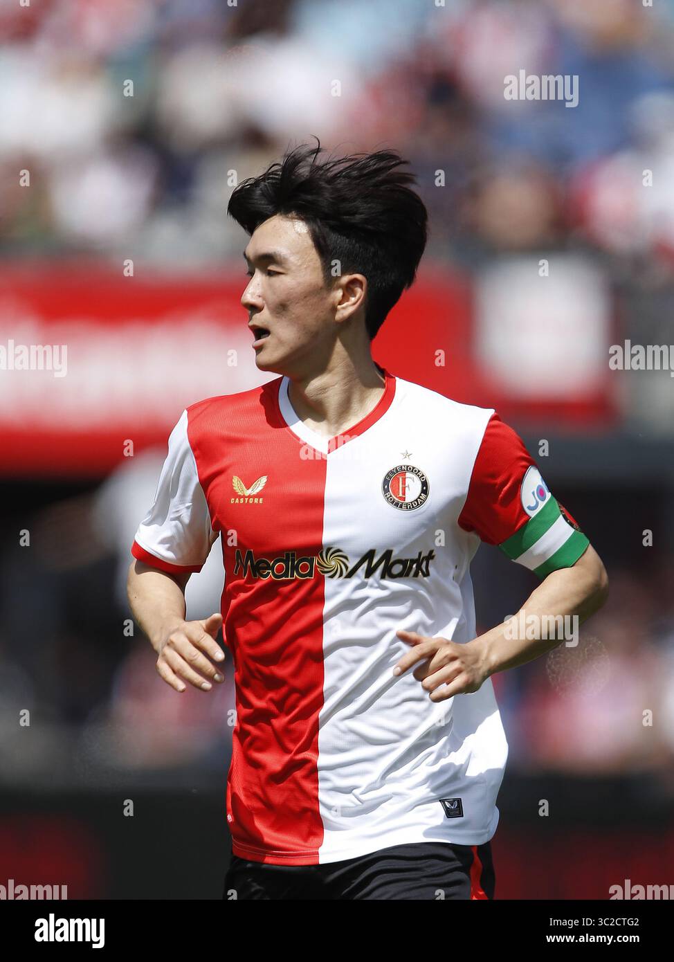 ROTTERDAM - Inbeom Hwang of Feyenoord during the practice match between ...