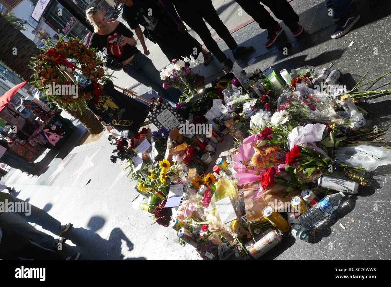 Hollywood, California, USA 23rd July 2025 Ozzy Osbourne Flowers ...