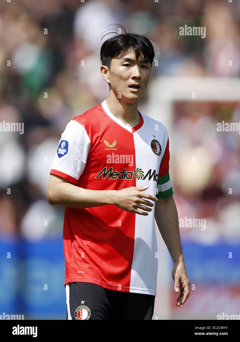 ROTTERDAM - Inbeom Hwang of Feyenoord during the practice match between ...
