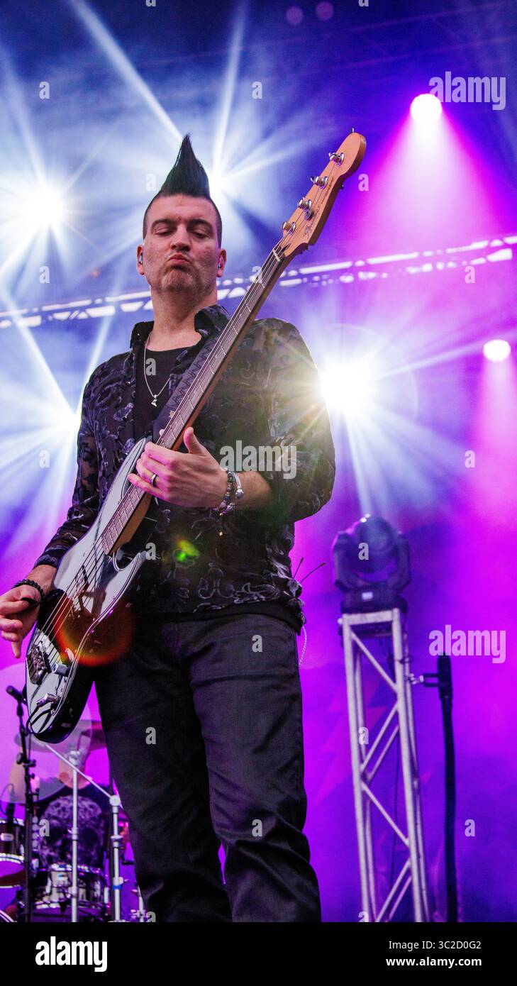 Edmonton, Canada. 23rd July, 2025. Mike Ayley of Marianas Trench ...