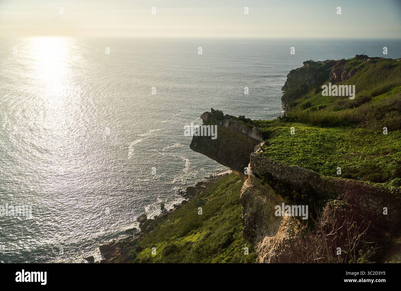 A breathtaking scenic cliffside view that perfectly overlooks the vast ...