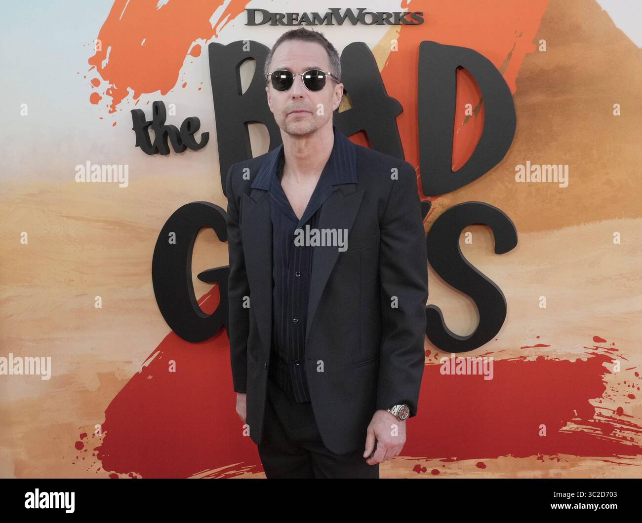 Sam Rockwell arrives at the Universal Pictures' "THE BAD GUYS 2 ...