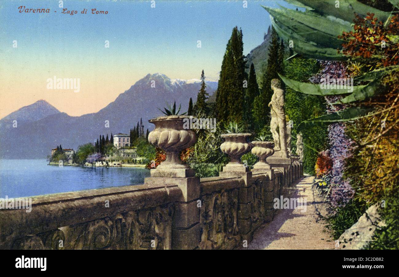 Lago di como vintage hi-res stock photography and images - Alamy