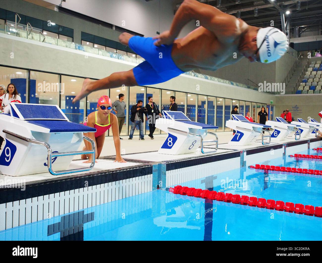 Pool jumping zuma hi-res stock photography and images - Alamy