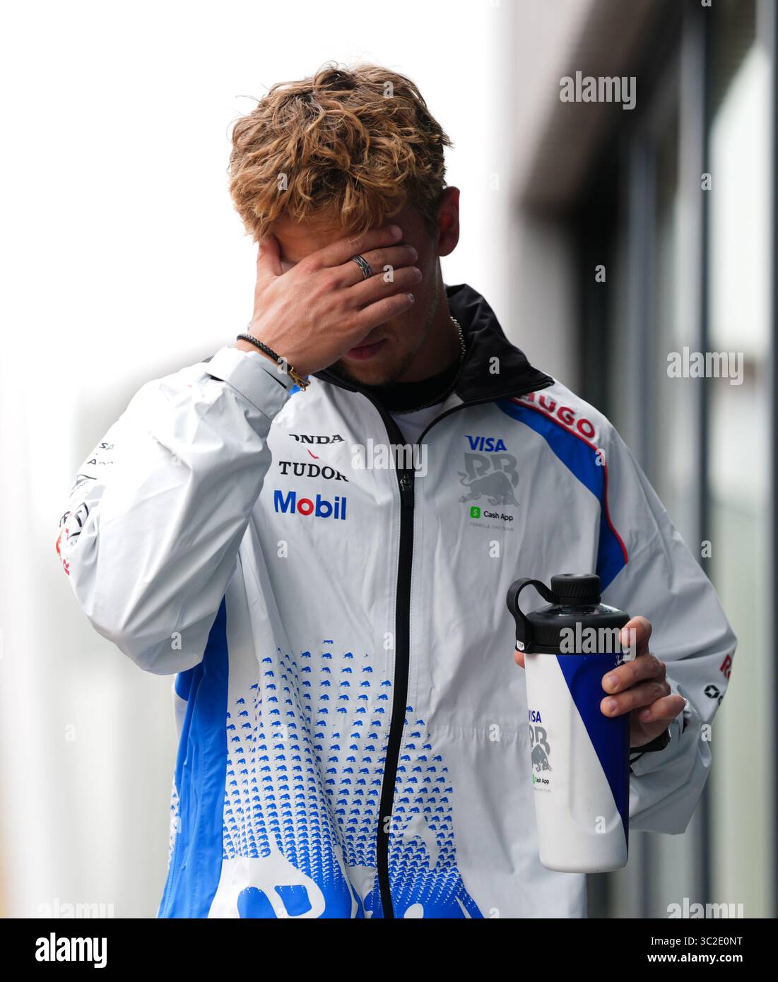 Racing Bulls driver Liam Lawson at the Circuit de Spa-Francorchamps ...