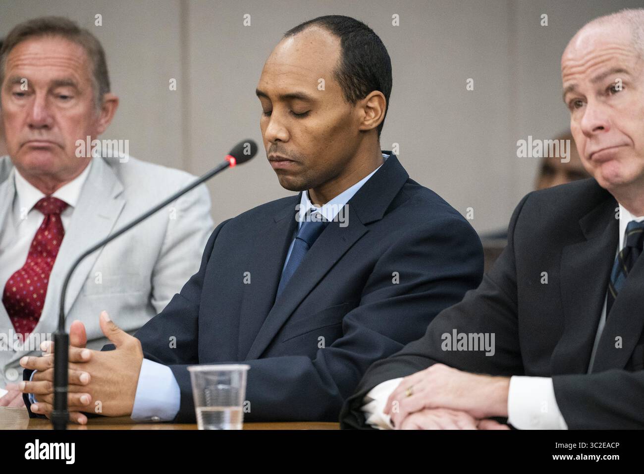 June 7, 2019 - Minneapolis, MN, USA - Mohamed Noor listens to victim ...