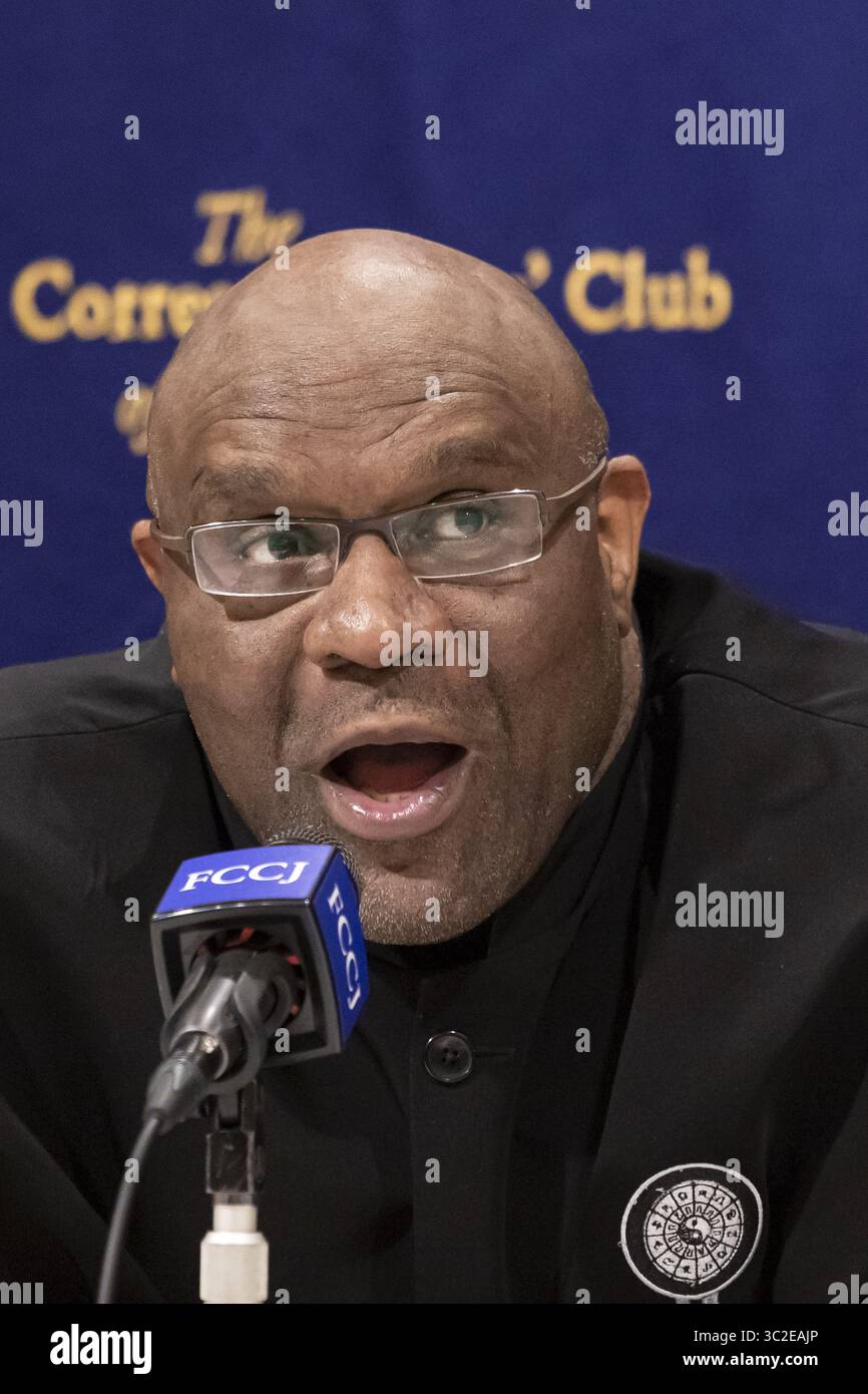 June 7, 2019 - Tokyo, Japan - American pro fighter and actor Bob Sapp ...