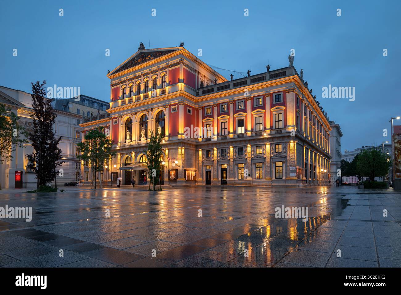 Vienna, Austria - April 25 2025: Musikverein - a concert hall opened in ...