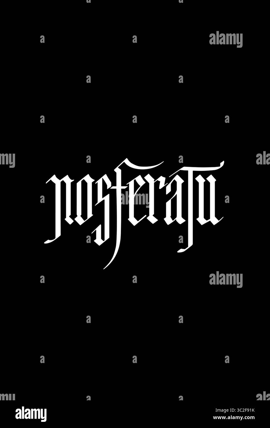 Nosferatu (2024)POSTER TITLE ART *Filmstill - Editorial Use Only* see ...