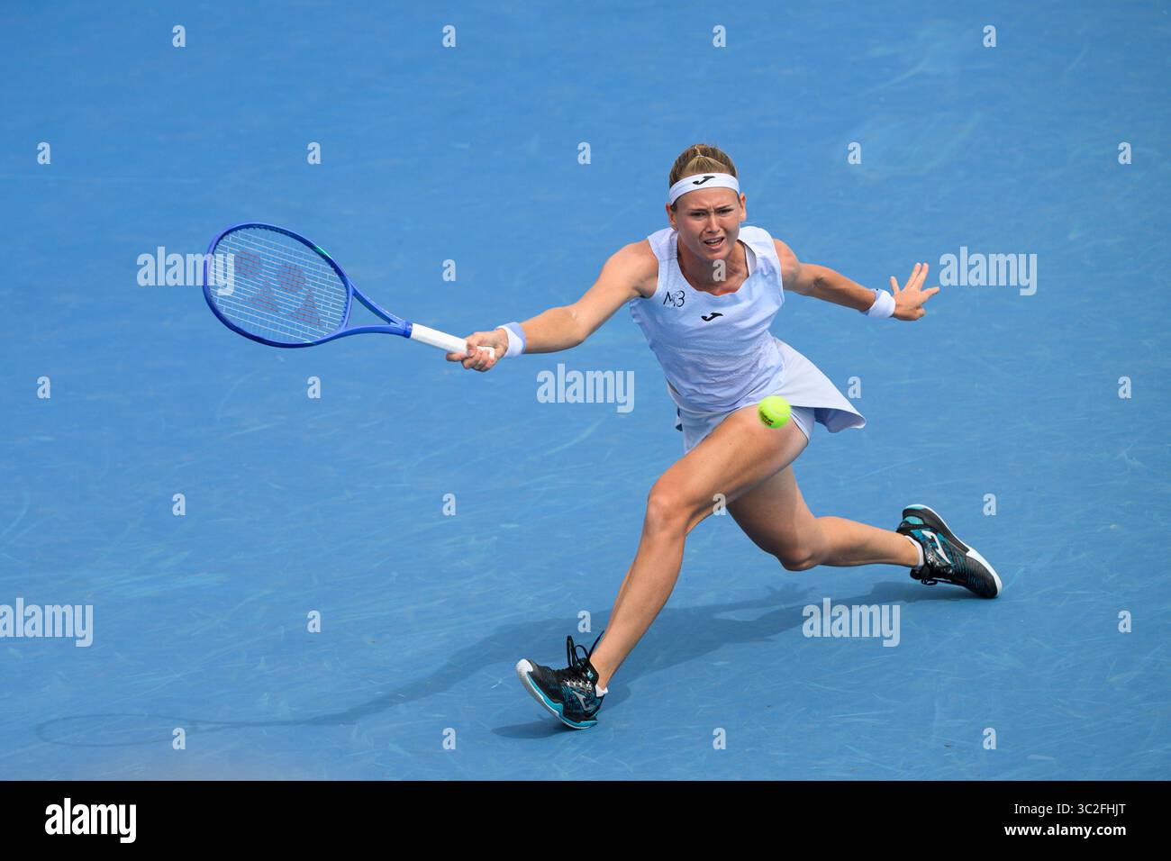 Czech tennis player Marie Bouzkova playes against Ann Li of USA at the ...