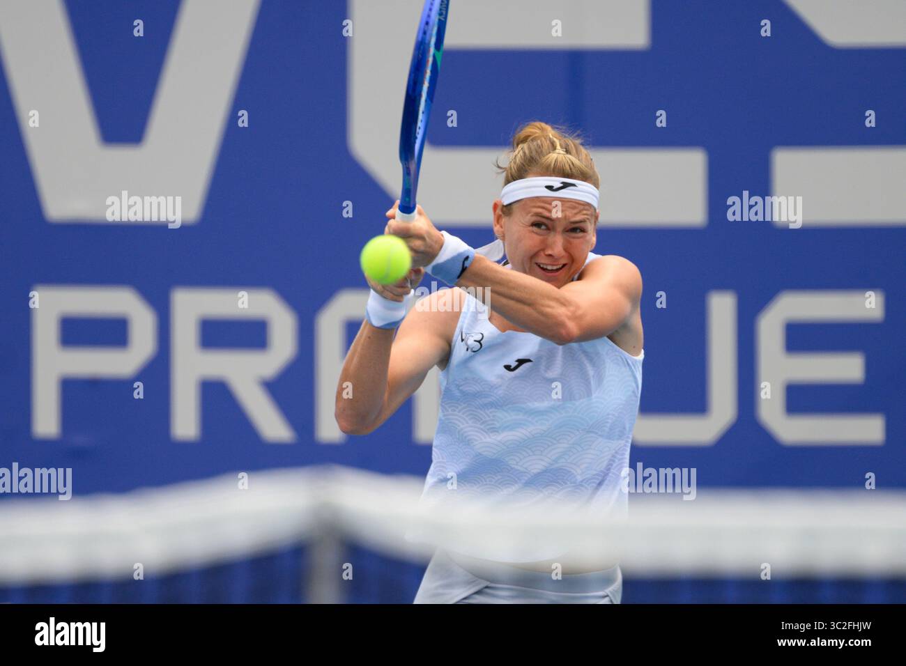 Czech tennis player Marie Bouzkova playes against Ann Li of USA at the ...