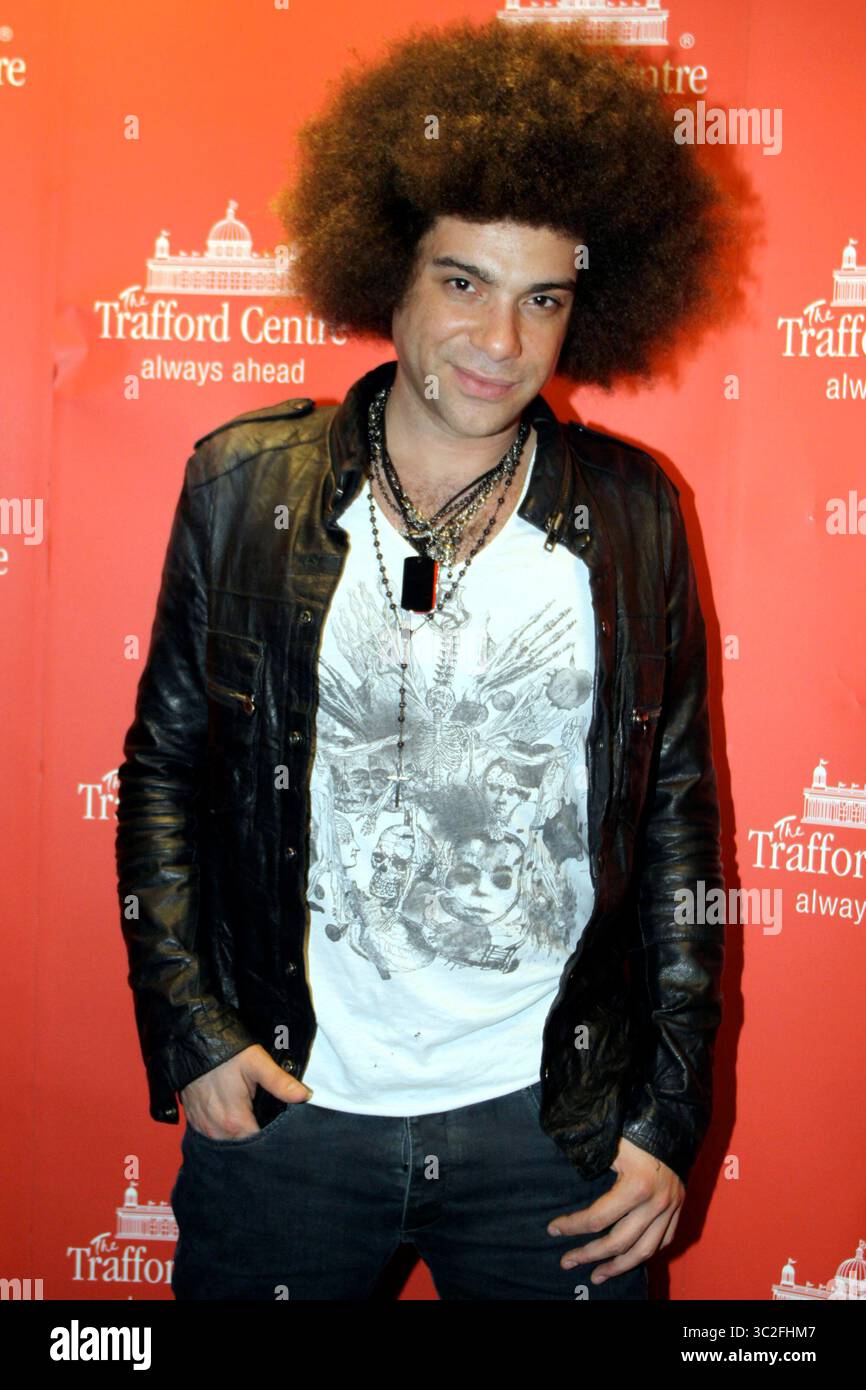 Jamie 'Afro' Archer at the Trafford Centre Christmas Lights Switch-On ...