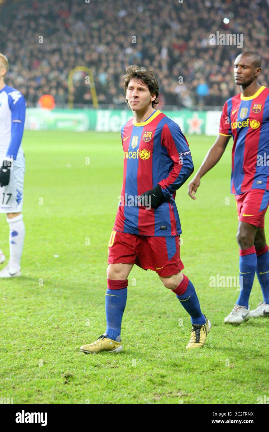 Messi barcelona 2010 hi-res stock photography and images - Alamy