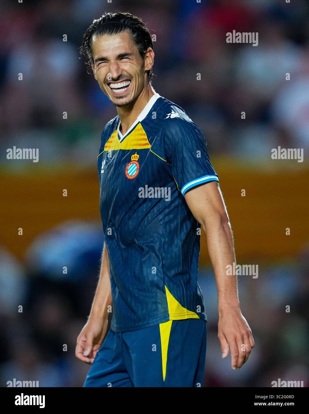Pere Milla of RCD Espanyol during the Copa Catalunya Final match ...