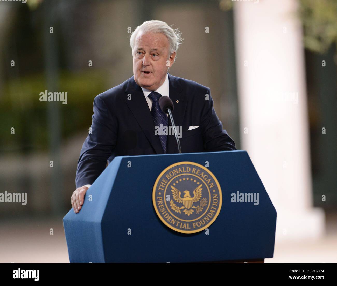 March 11, 2016 - Simi Valley, California - Brian Mulroney @ the Nancy ...