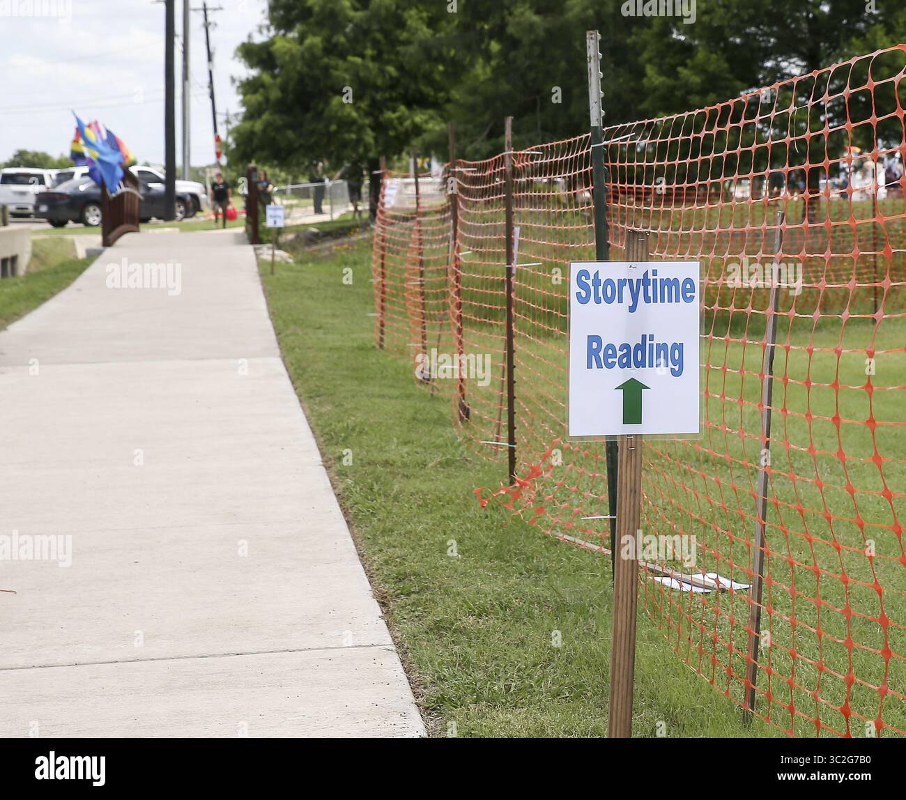 June 15, 2019 - Leander, TX, USA - Signs directing attendees to the ...