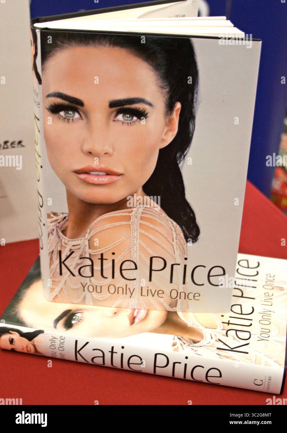Katie Price at her autobiography book signing of 'You Only Live Once ...