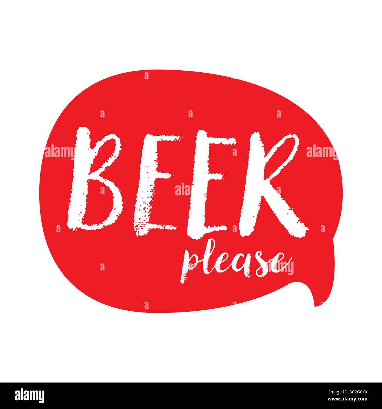 Beer Please sign red speech bubble vector Stock Vector Image & Art - Alamy