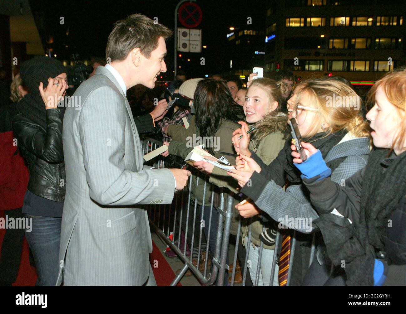 James Phelps at the 'Harry Potter and the Deathly Hallows Part 1' Galla ...