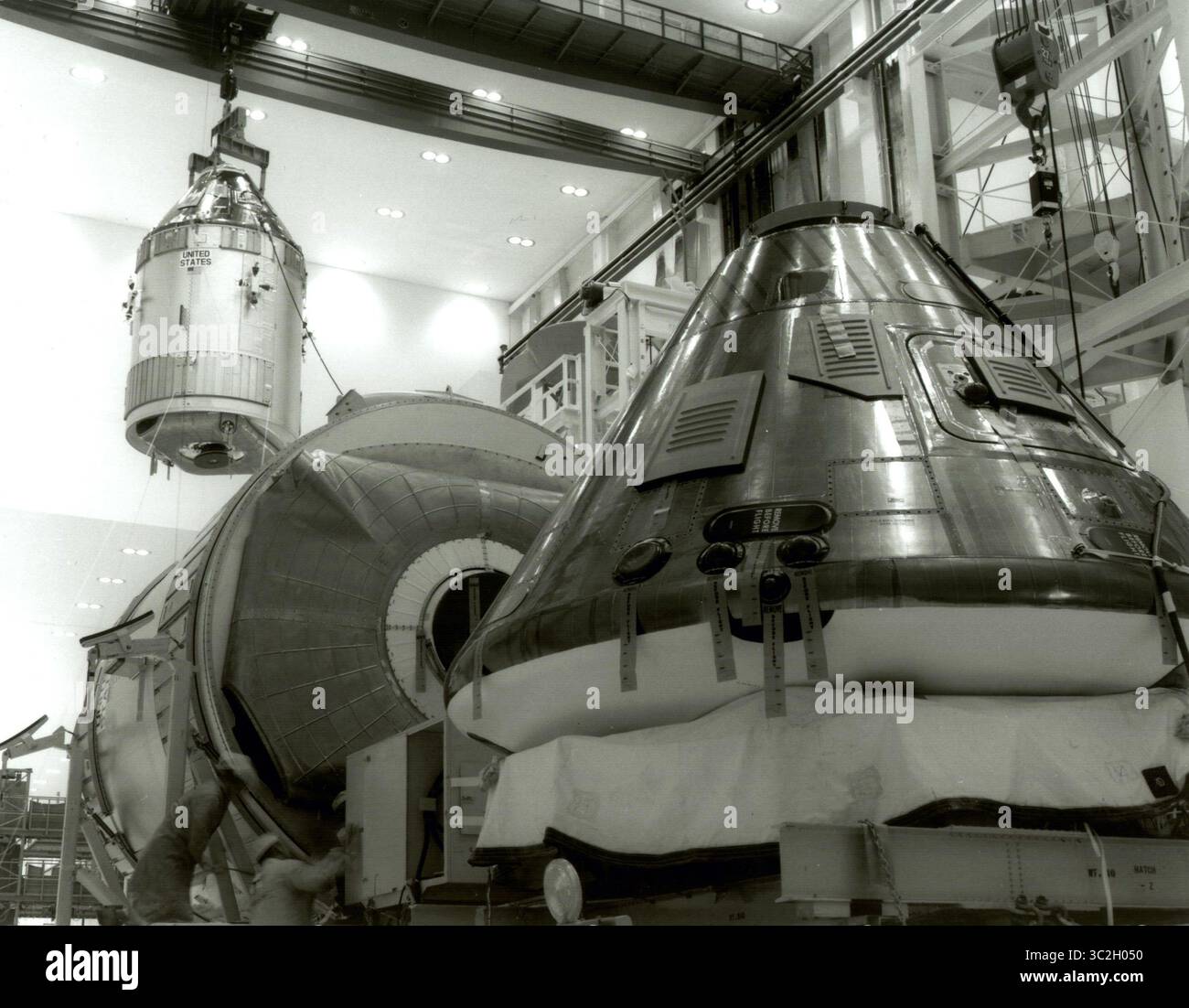 August 14, 1969 - Downey, California, U.S. - The Apollo 11 spacecraft ...