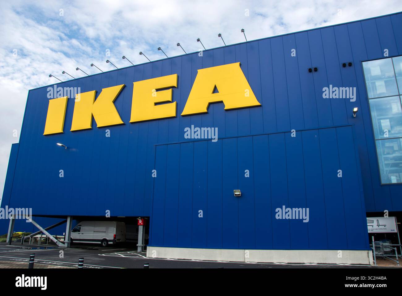 storefront of Ikea conglomerate with blue sky background Stock Photo ...
