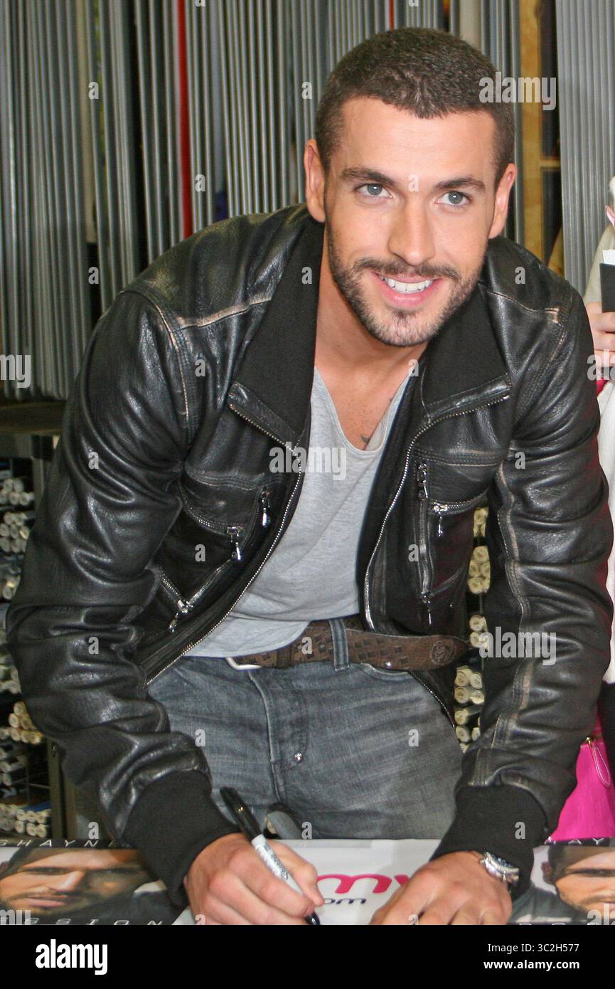 Shayne Ward at the first signing of his new album 'Obsession' at HMV in ...
