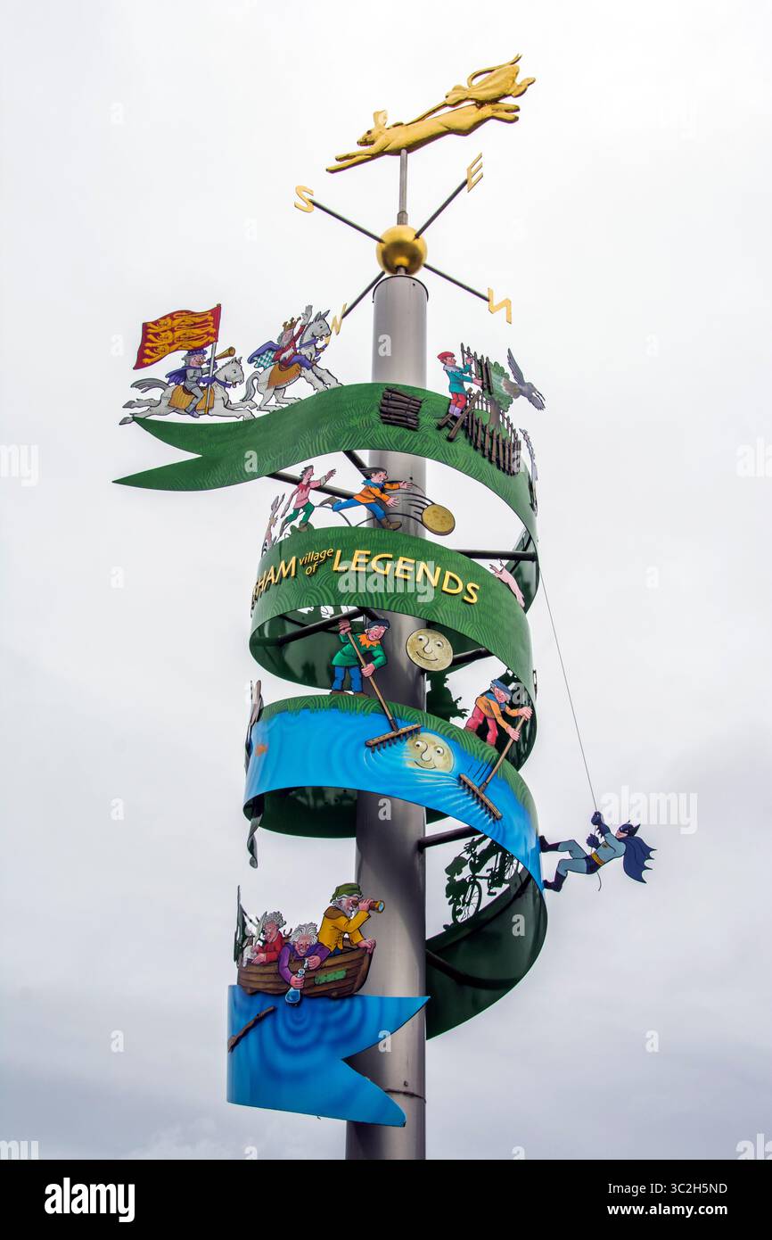 Gotham Village Heritage Sculpture , which is Wind vane in the centre of ...