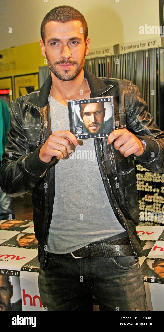 Shayne Ward at the first signing of his new album 'Obsession' at HMV in ...