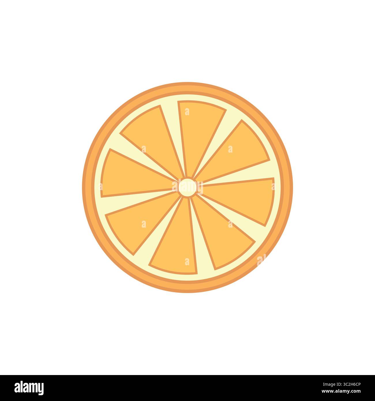 Modern citrus fruit slice Stock Vector Images - Alamy