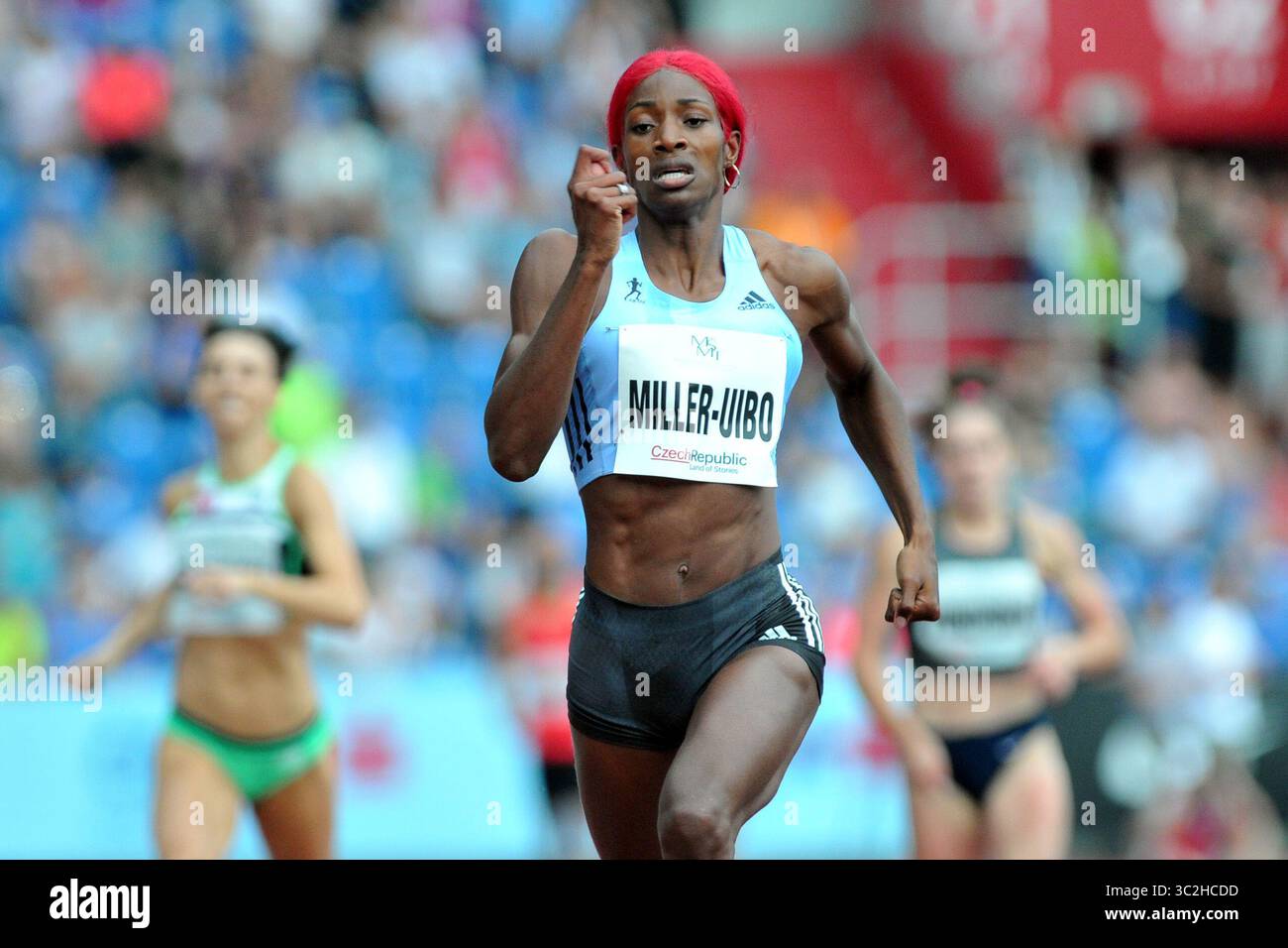 June 20, 2019 - Ostrava, Czech Republic - SHAUNAE MILLER-UIBO from ...