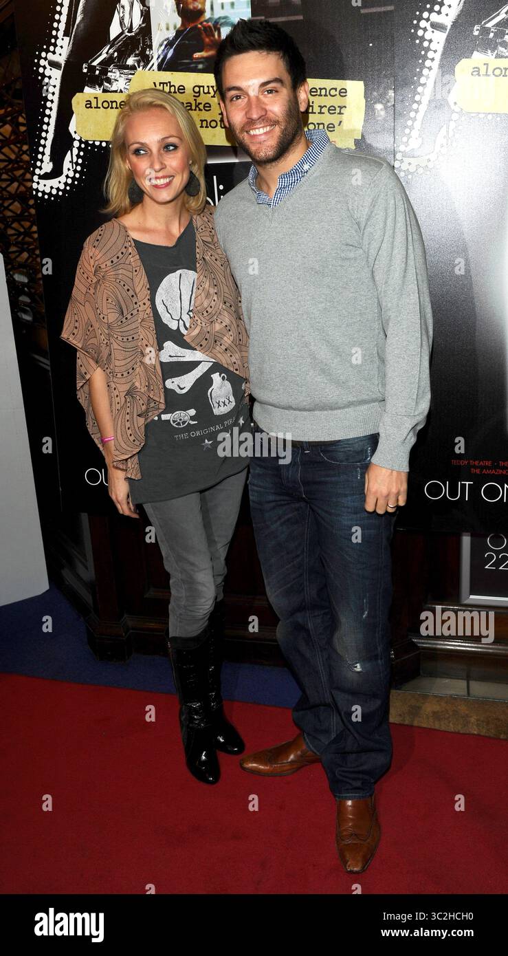 Camilla Dallerup and Kevin Sacre at the premiere of 'Believe: The Eddie ...
