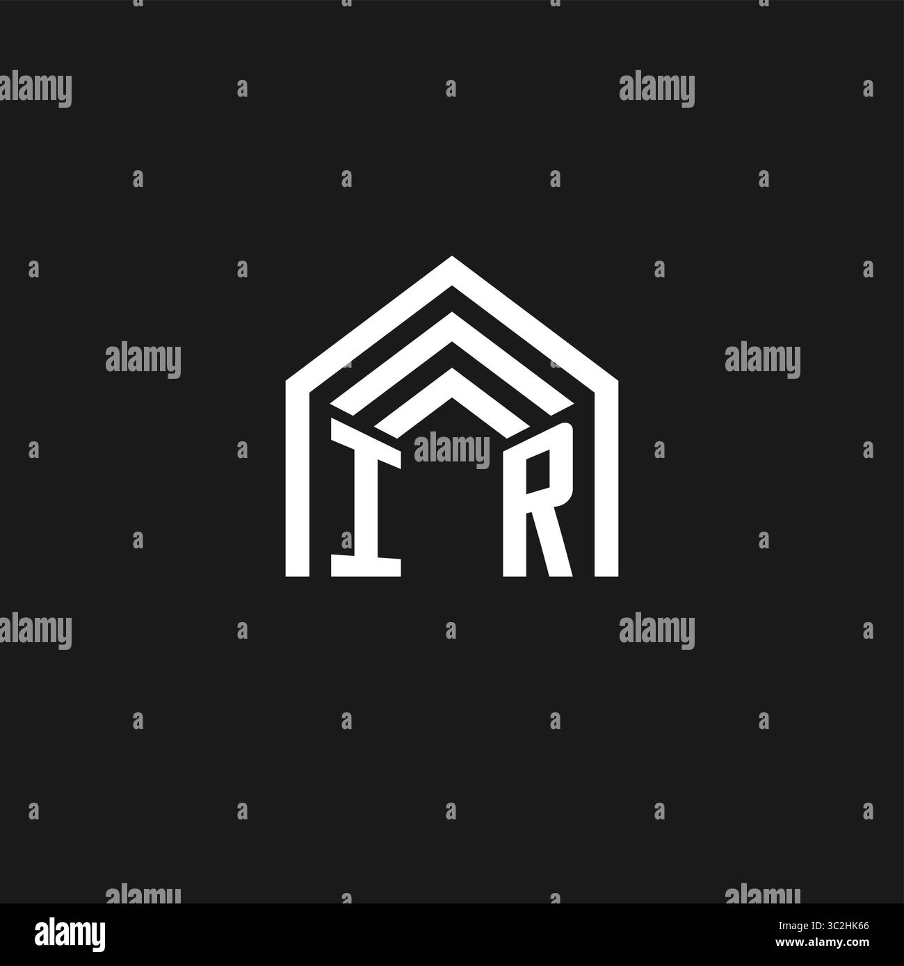 House logo ir vector vectors hi-res stock photography and images - Alamy