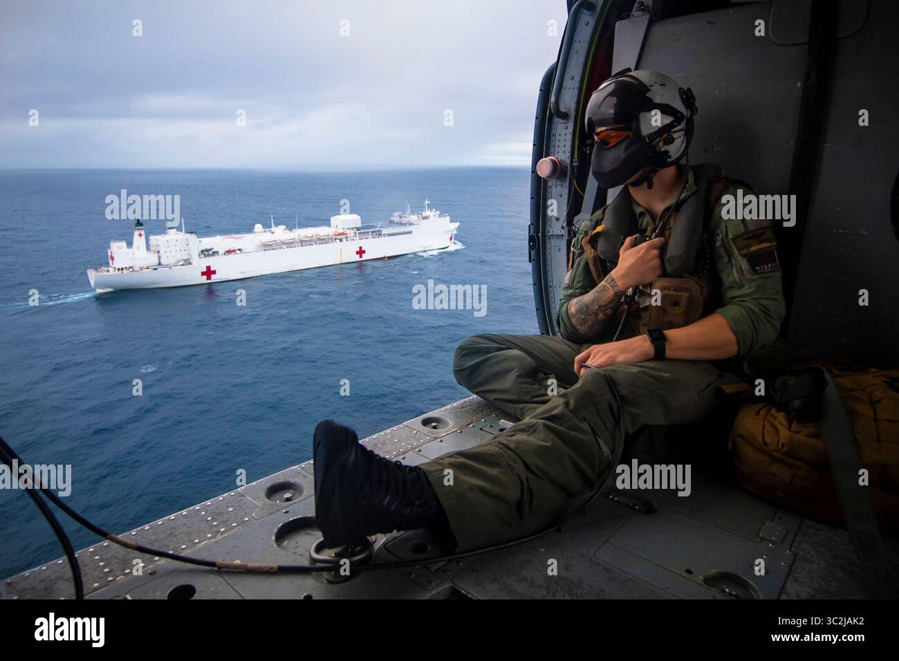 June 24, 2019 - Pacific Ocean - Naval Aircrewman (Helicopter) 2nd Class ...
